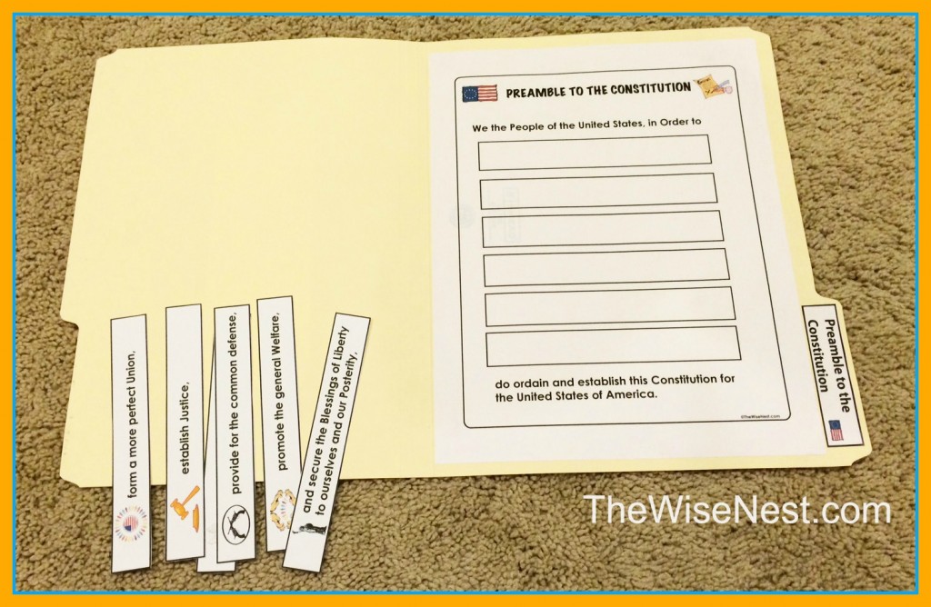 Preamble to the Constitution - The Wise Nest